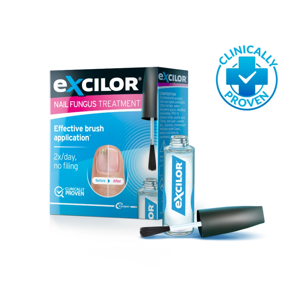 Excilor Nail Fungus Solution, Effective Brush Treatment