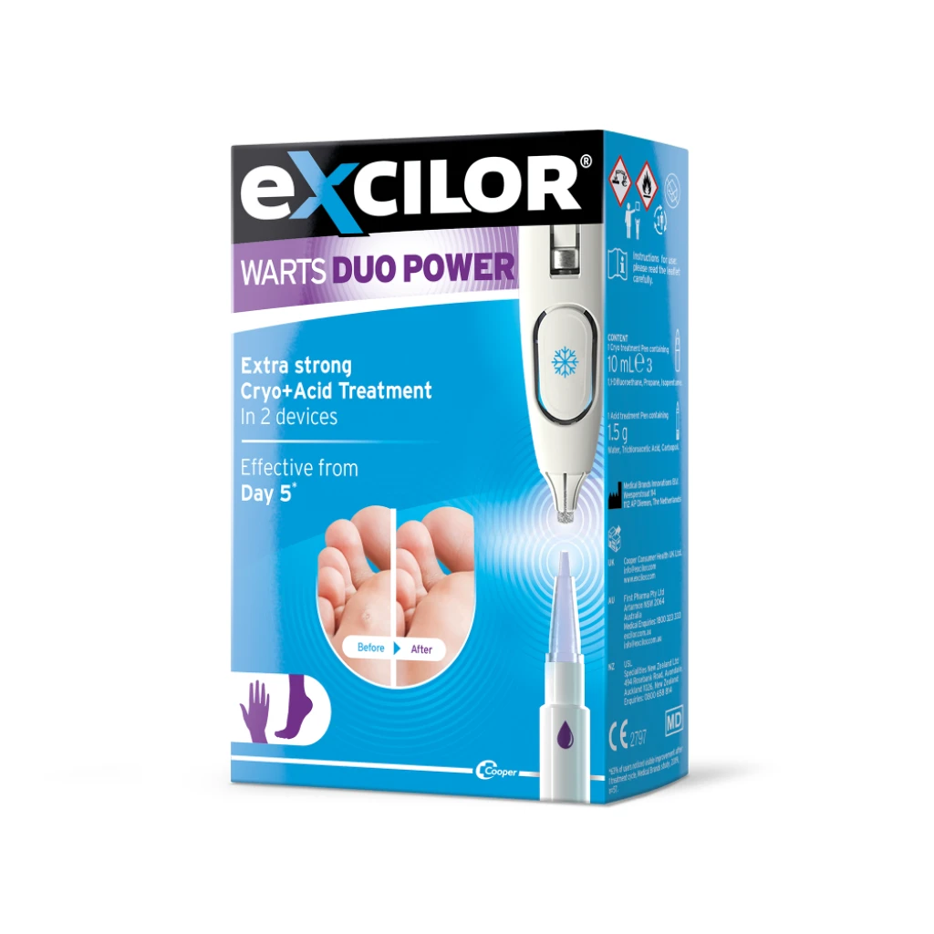 Excilor Duo Power - traitement extra fort contre les verrues