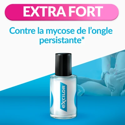 Excilor Forte Color Rouge traitement mycose de l'ongle