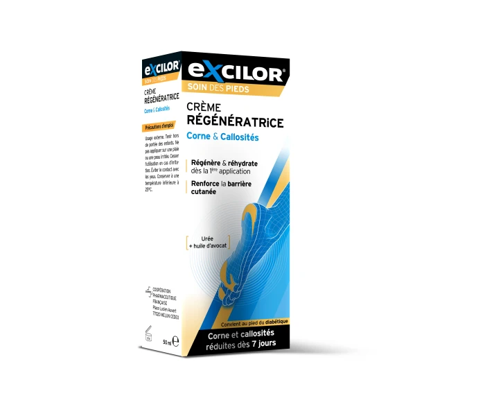 Excilor Créme régénératrice pour réduire les callosités