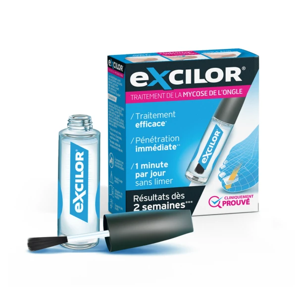 Excilor Solution Traitement de la Mycose de l'Ongle 3,3ml