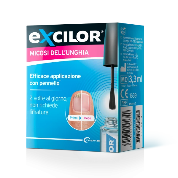 Excilor Nail Fungus Solution, Penetrazione rapida - Excilor