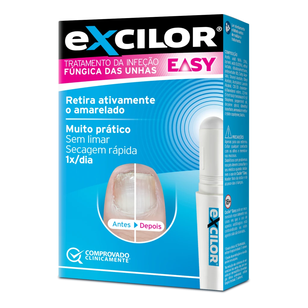 Excilor Easy - Infeção fúngica das unhas - Secagem rápida